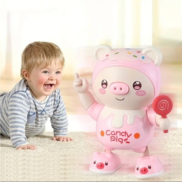 Toys | Dancing Electric Pig Toy Lights Up Music Plays Twists Swings ...